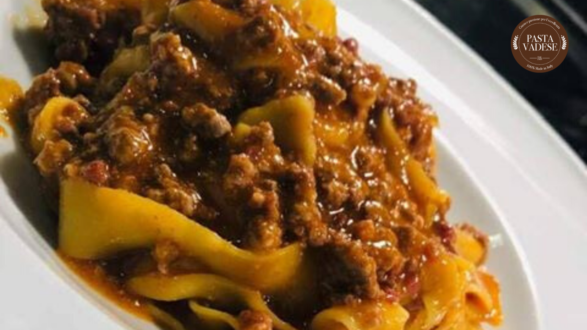 Pappardelle con ragù di cinghiale - Pasta Vadese